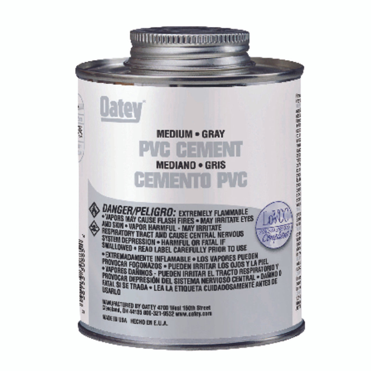 Cement PVC Medium Gray 32 Ounce | Miller Industrial