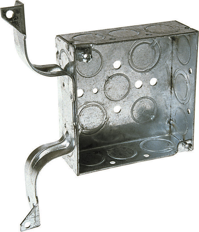 Raco 4 in. Square Steel Junction Box Gray – Miller Industrial