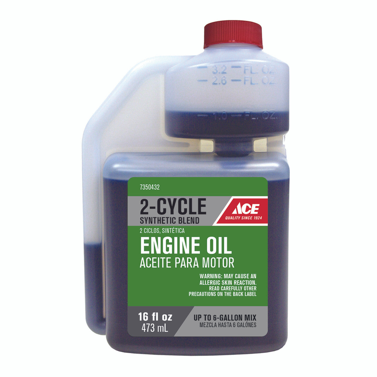 Ace 40:1/50:1 2 Cycle Engine Synthetic Motor Oil 16 oz. – Miller Industrial