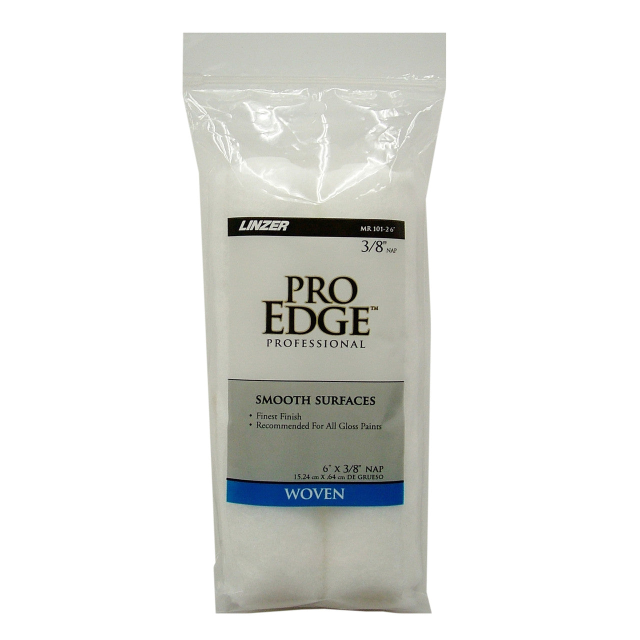 Linzer Pro Edge 3/8 in. x 6 in. W Mini Paint Roller Cover 2 pk – Miller ...