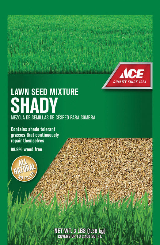 Ace Mixed Shade Lawn Seed Mixture 3 lb. | Miller Industrial