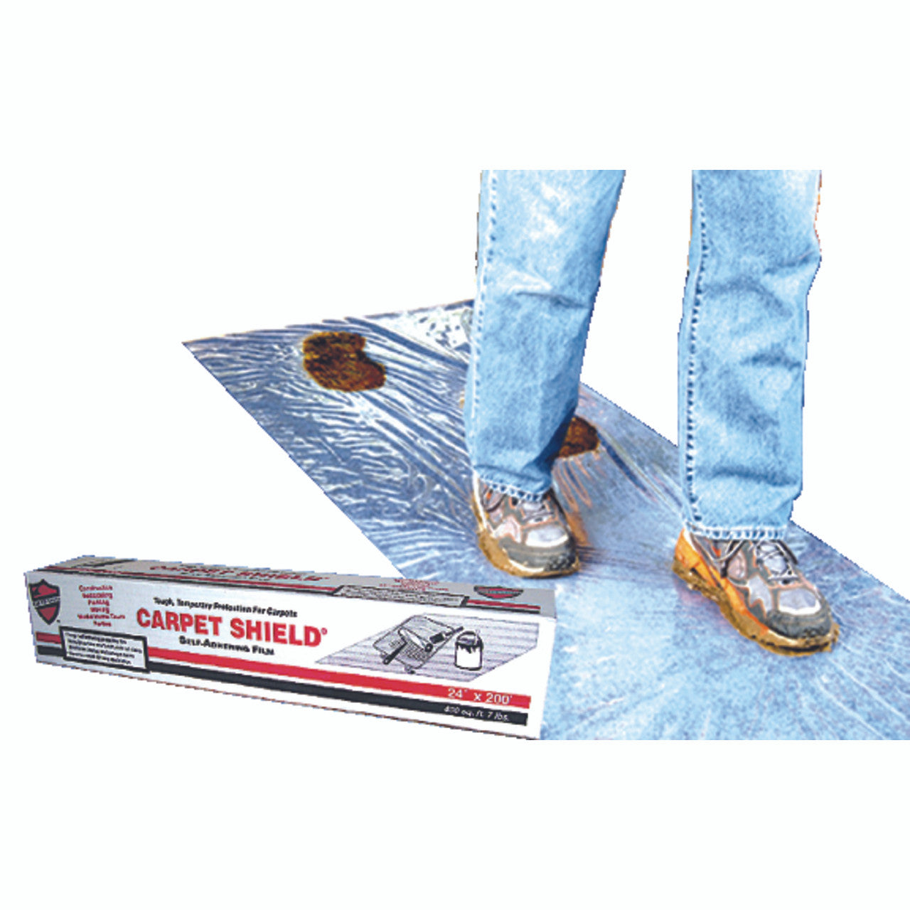 Surface Shields Carpet Shield Self-Adhering Film 3 mil x 24 inch W x 2 ...