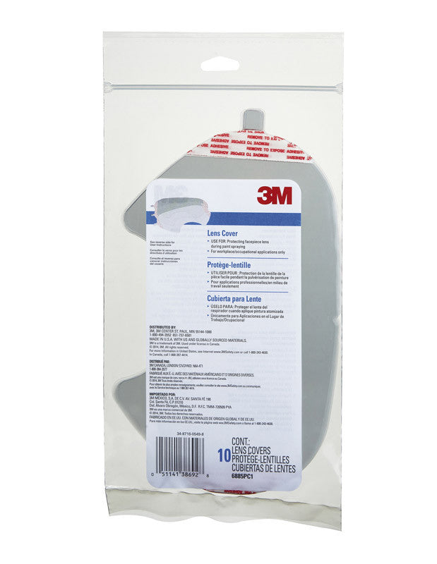 3M 6000 Series Face Shield Lens Cover Clear Lens 10 piece – Miller ...