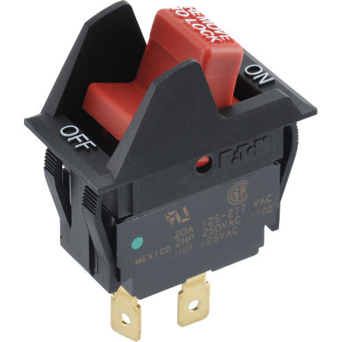 20 Amp Locking Rocker Switch – Miller Industrial